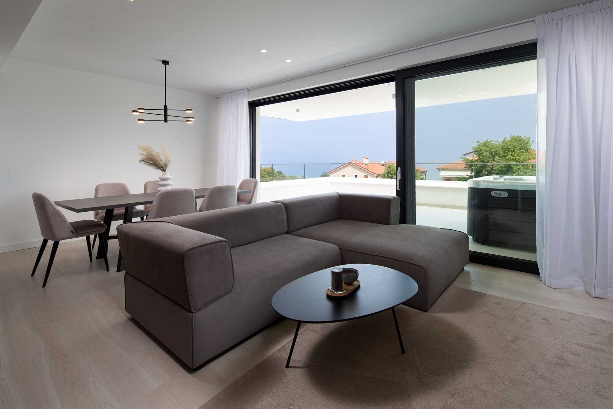 Villas Azimut - Premium Apartment With Private Jacuzzi And Sea View - Malinska