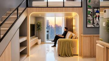 Apartamento, 2 quartos, Vista para a cidade | Ferro/tábua de engomar, Wi-fi grátis