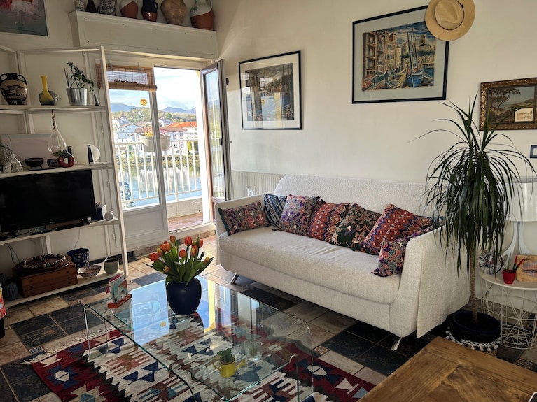 Appartement De Charme (90 M2) Traversant Avec Terrasse Ensoleillée Classé 3* - Ciboure