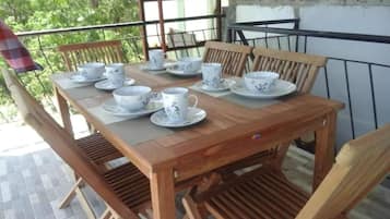 Casa, 2 quartos, fumadores | Varanda