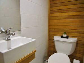 Apartamento, 2 quartos, acessível, sacada | Banheiro