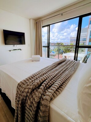 Apartamento Panorâmico | Ferro/tábua de engomar, Wi-fi grátis 