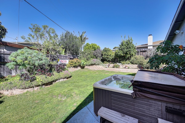 Large Yard & Fire Pit: Peaceful Arroyo Grande Home - Avila Beach, CA