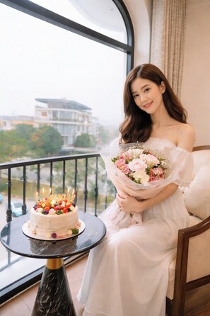 Quarto Duplo de Luxo, varanda, Vista para a cidade | Secretária, Wi-fi grátis 