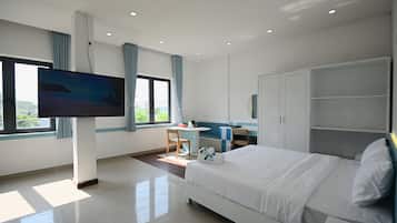 Quarto Quádruplo Familiar | Secretária, Wi-fi grátis