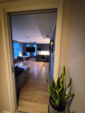 Apartamento, 1 quarto, acessível, varanda | Sala