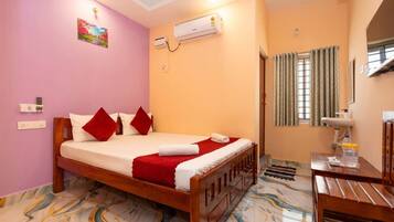 Quarto casal clássico, vista para a cidade