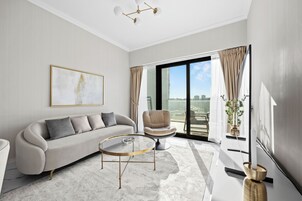 Apartamento, varanda, vista para o mar