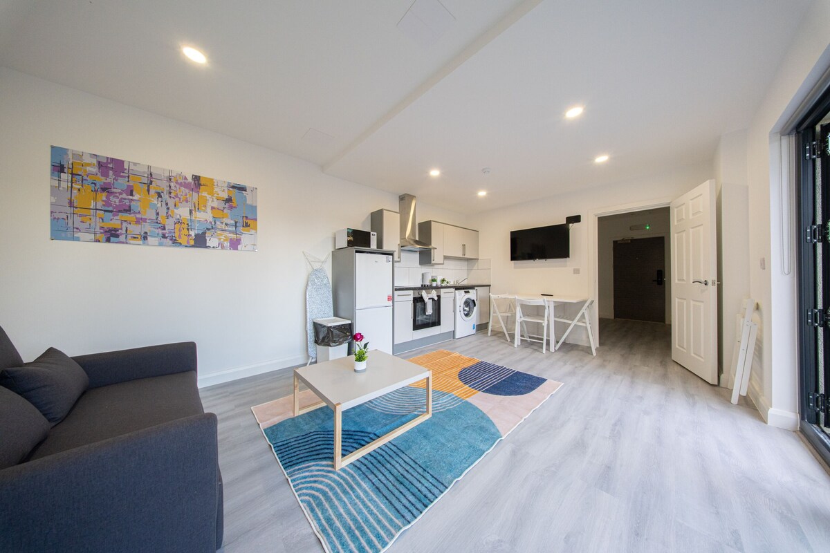 Apartamento luxo, banheiro privativo (One bedroom ) | Lounge