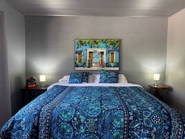Quarto solteiro, vista para o jardim