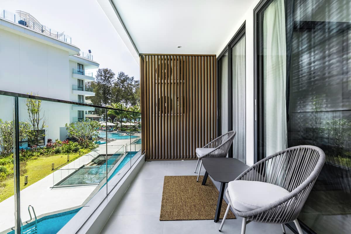 Apartamento Comfort, vista para a piscina | Cofre no quarto, Wi-fi grátis, roupa de cama fornecida 