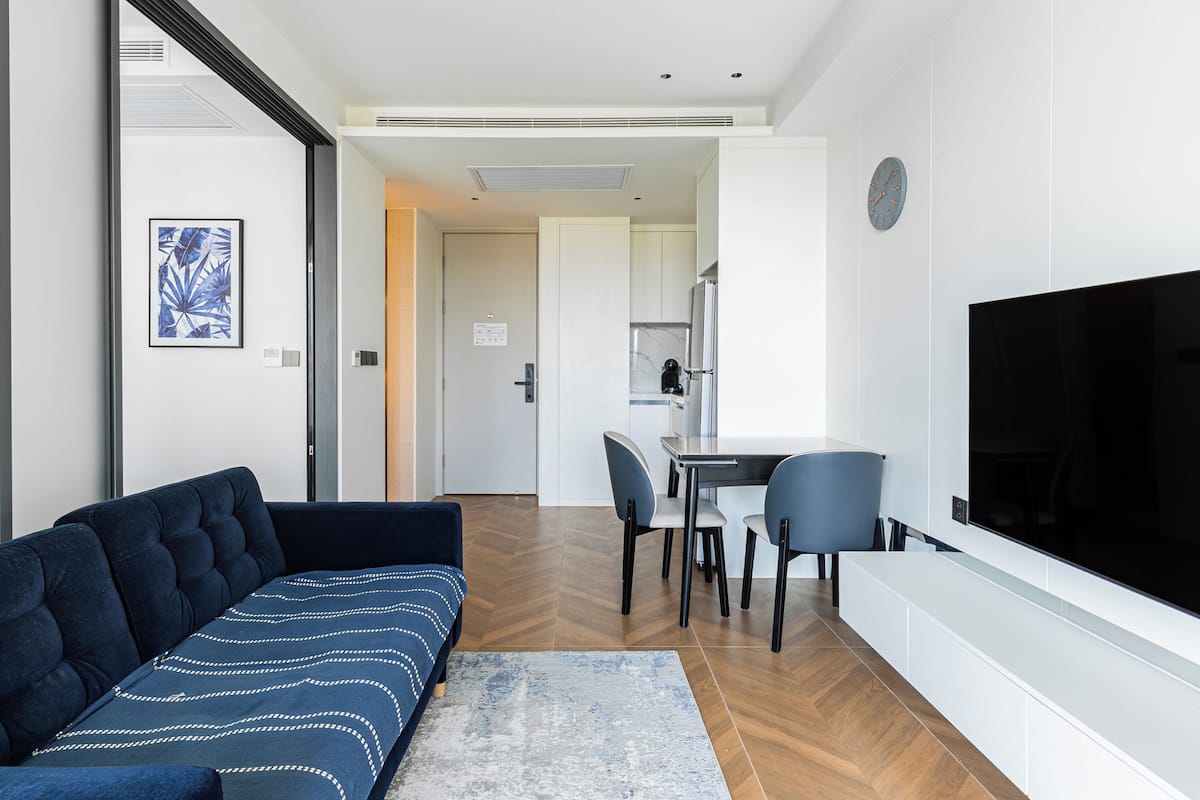 Apartamento Deluxe | Cofre no quarto, Wi-fi grátis, roupa de cama fornecida 