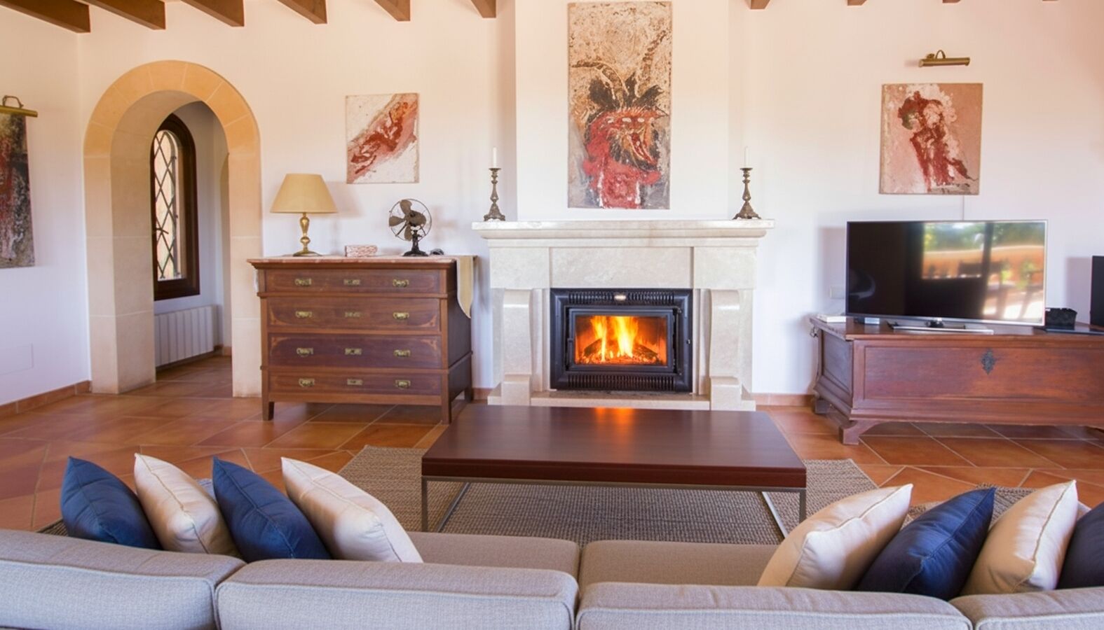 Luxury Finca Sea Panoramic Views Private Pool Spa Sauna Son Servera - Cala Bona