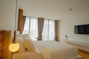 Quarto Duplo Deluxe, varanda, Vista para a cidade