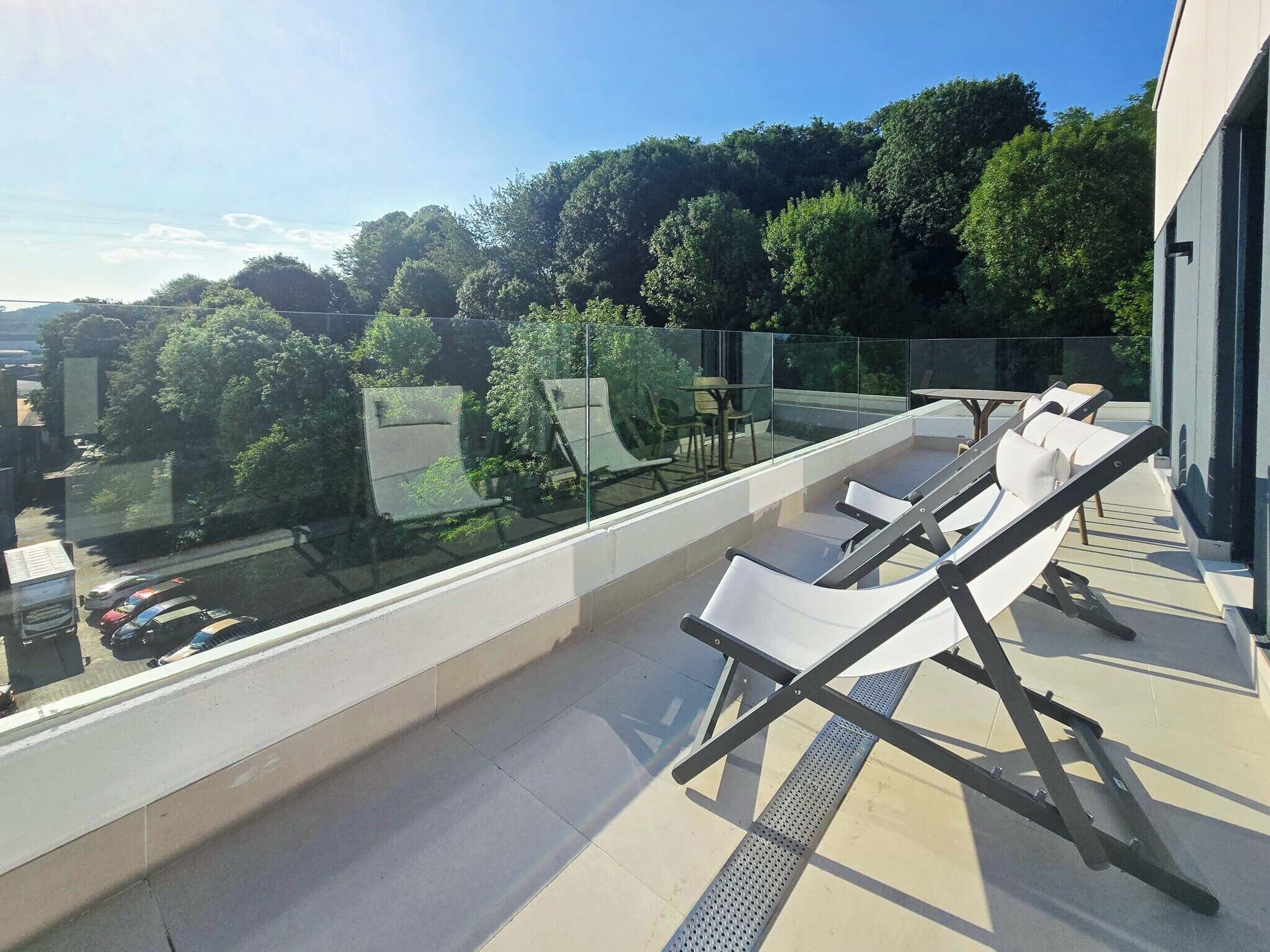 Quarto casal superior | Terraço/pátio