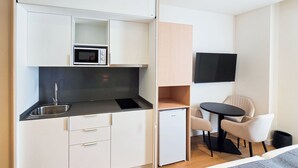 Quarto Triplo Comfort | Cozinha privada