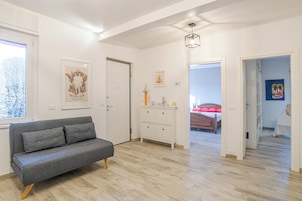 Apartamento família, vários quartos, ao lado da montanha (Casa Lauretta) | 2 quartos, ferros/tábuas de passar roupa, Wi-Fi de cortesia