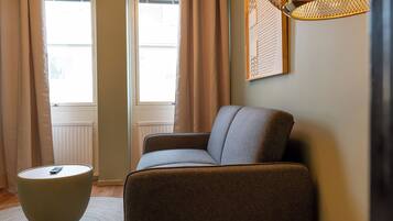 Quarto Duplo Familiar, Vista para a cidade | Roupa de alta qualidade