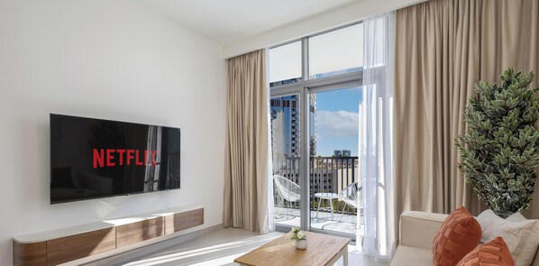 Apartamento, sacada | Sala de estar