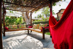 Chalé Básico | Terraço/pátio interior