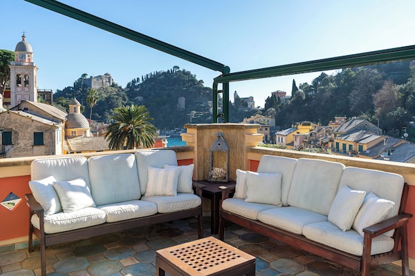 Lovely 2-bedroom Flat - Sea View Terrace - Portofino