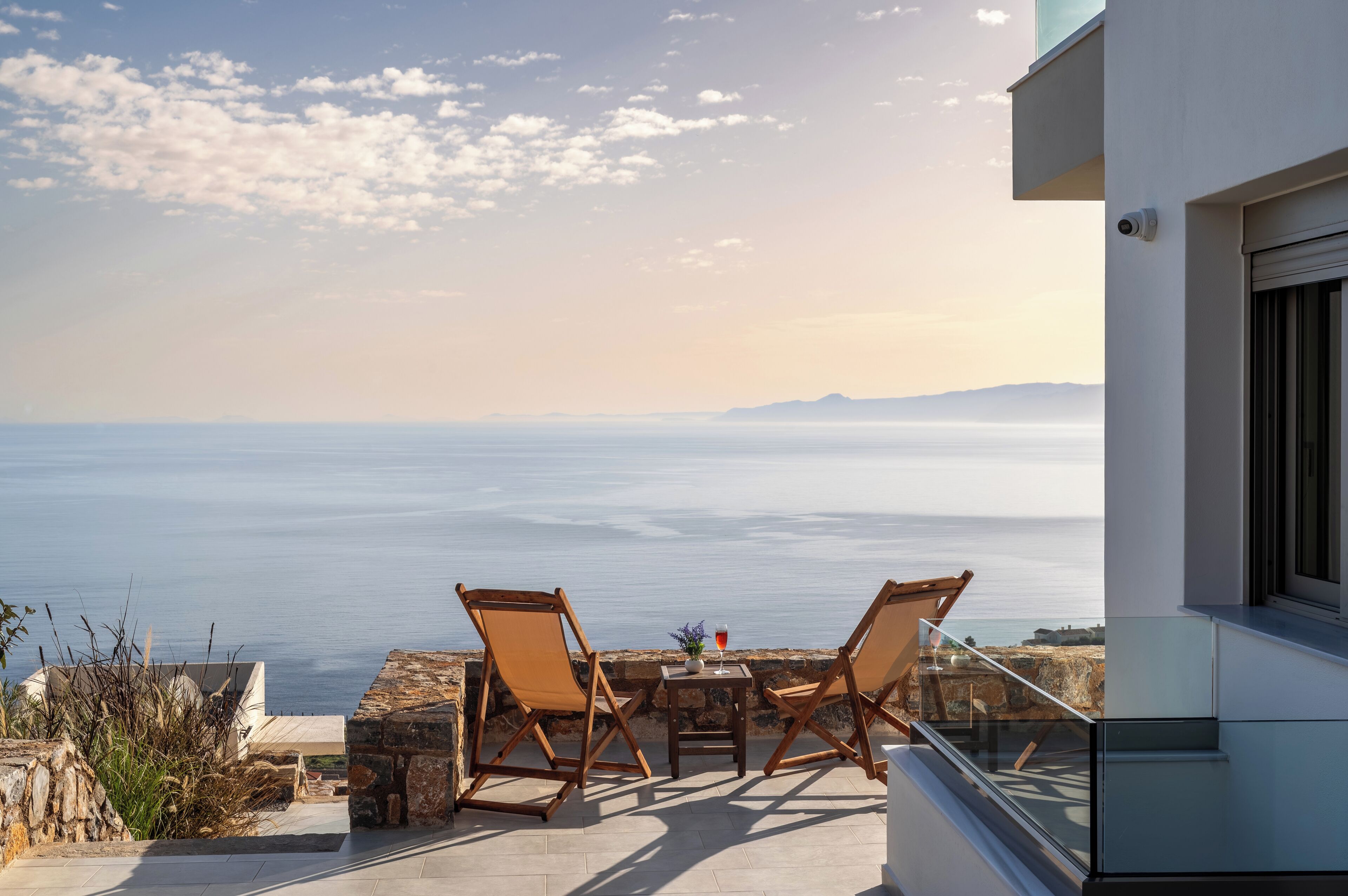 Villa de Luxo, piscina privativa, vista para o oceano | Terraço/pátio interior