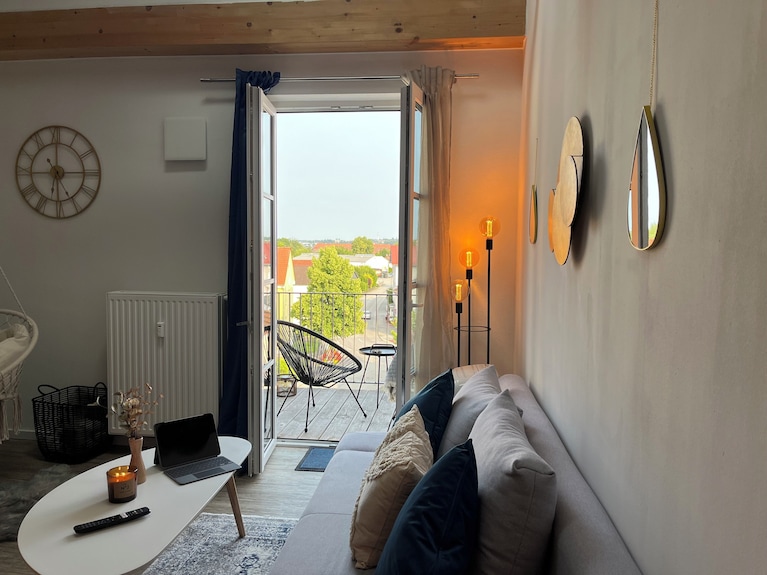 Apartment Passau 45 M², Wlan, Parking, Double Bed + Sofa Bed Balcony Beyond Staying - Passau