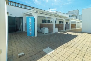 Piscina externa sazonal