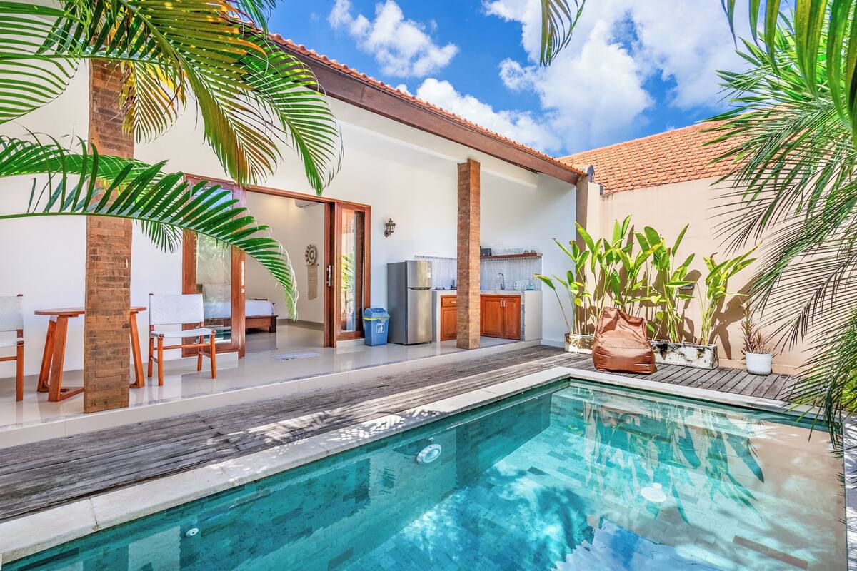 Vila conforto, vista para a piscina | Fachada