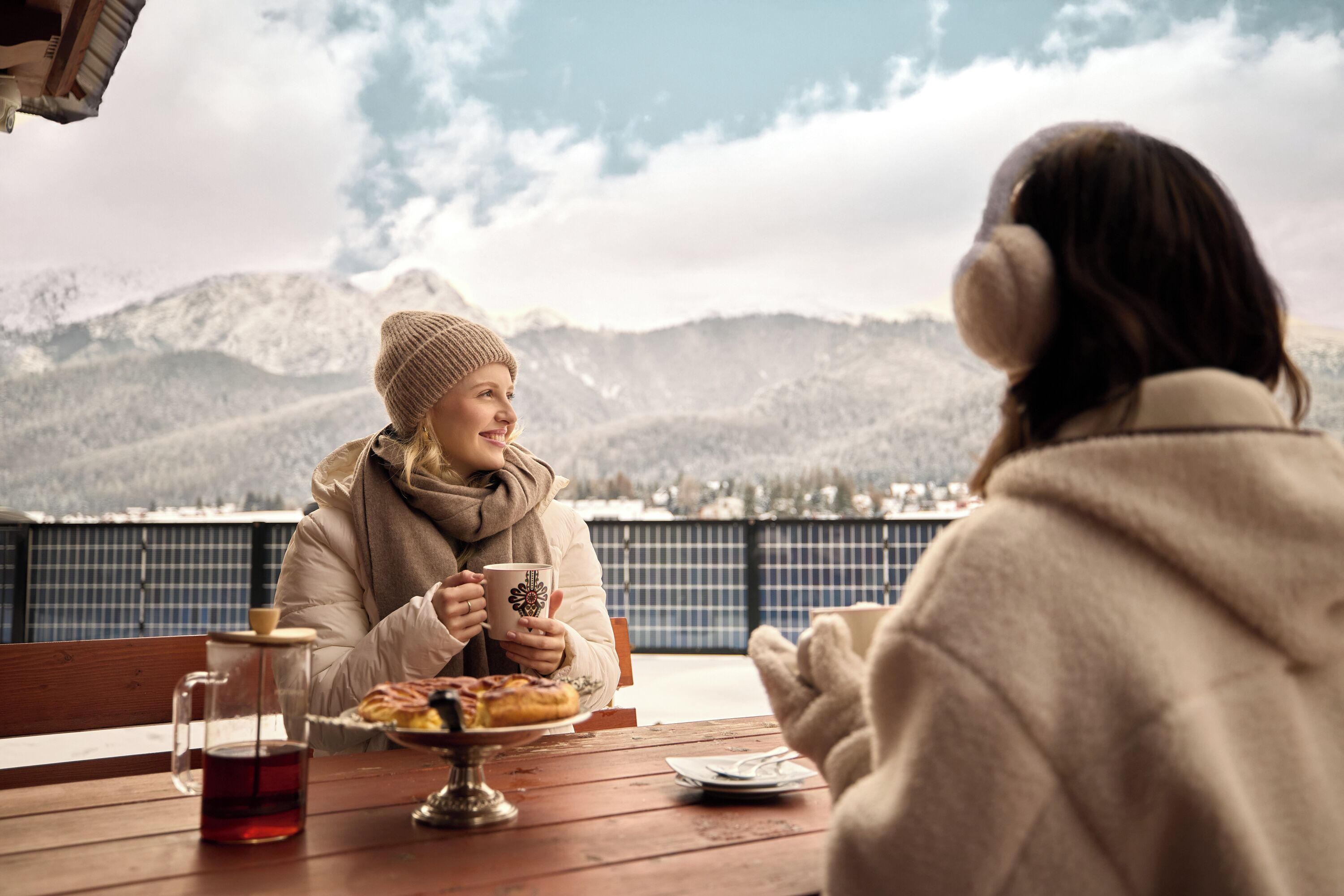 Apartamento Deluxe, 2 quartos, vista para a montanha | Terraço/pátio interior