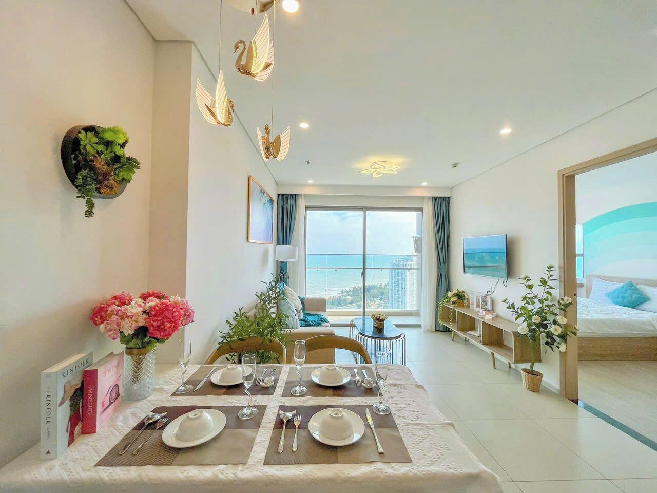 Apartamento Familiar, 3 quartos, vista para a praia | Restaurantes