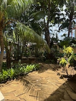 Estúdio Clássico, vista para o pátio | Vista do quarto