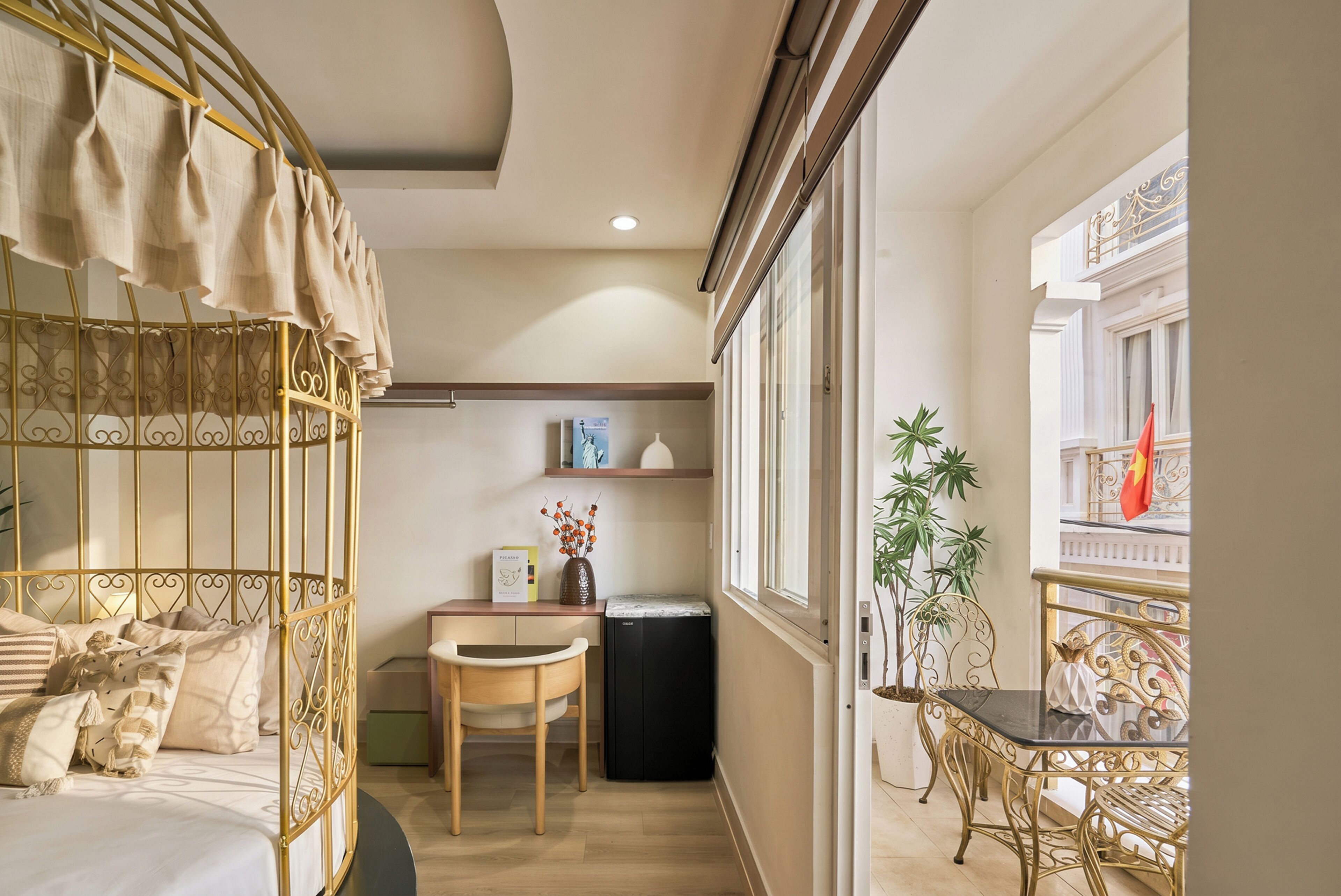 Quarto casal romântico | Terraço/pátio