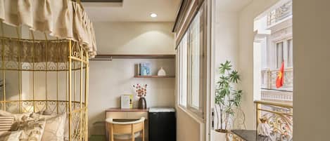 Quarto casal romântico | Terraço/pátio