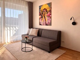 Apartamento Superior, varanda | Cortinas/cortinados opacos, quartos insonorizados 