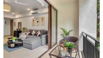 Apartamento | Área de estar | Smart TV 32 polegadas com canais digitais