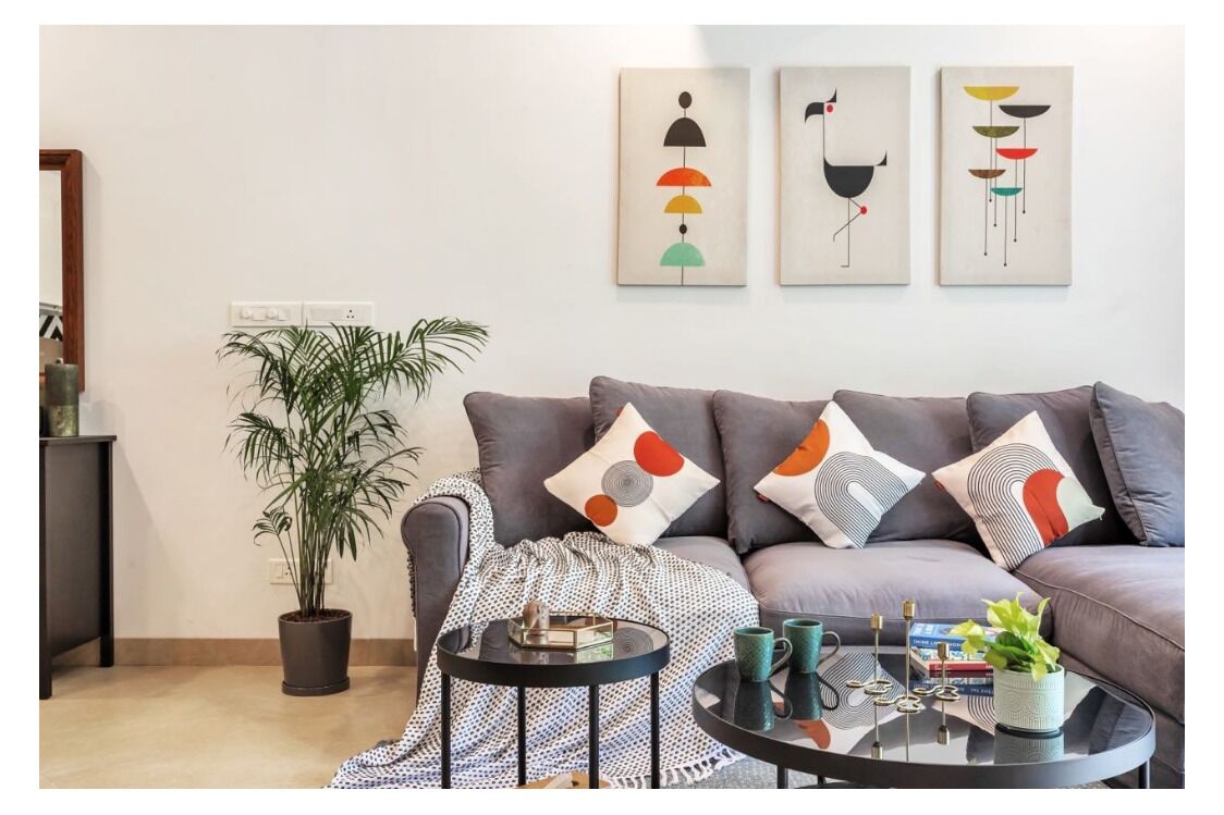 Apartamento | Sala de estar | Smart TV de 32 polegadas com canais digitais 