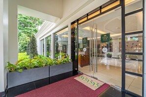 Entrada do alojamento