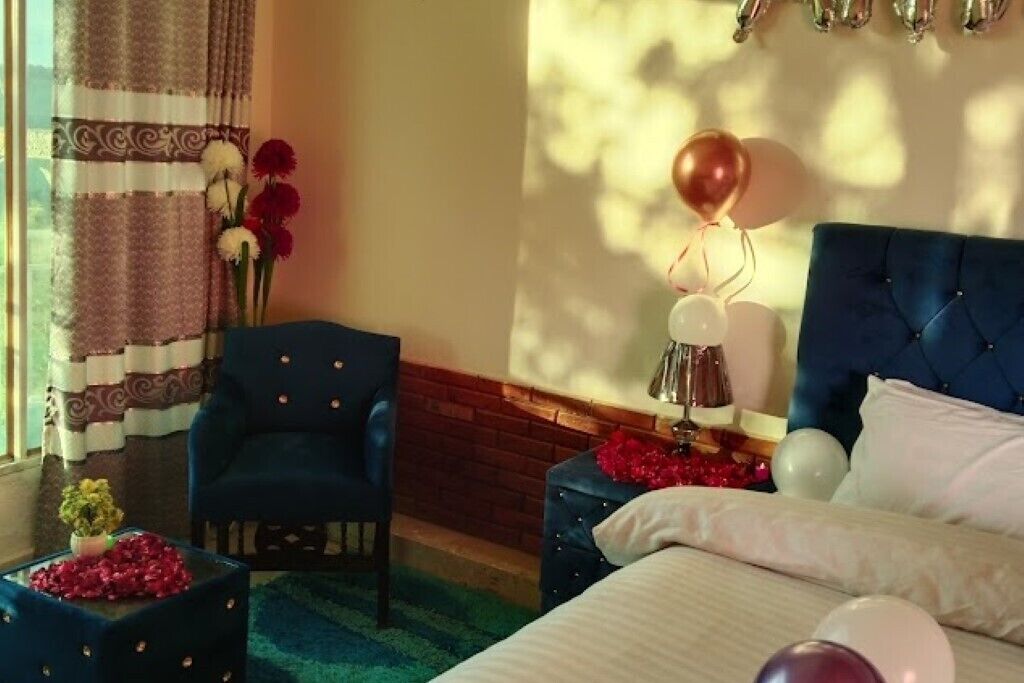 Quarto Duplo Deluxe, vista para a montanha