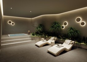 Sala(s) para tratamentos a casais, sauna, banho turco
