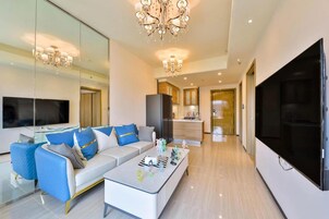 Suite Comfort, Vista para a cidade | Sala