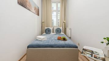 Apartamento conforto, vista para o pátio | Cortinas blackout, quartos à prova de som, ferros/tábuas de passar roupa