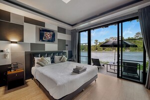 Quarto Duplo Superior, vista para o lago