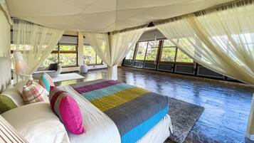 Quarto Duplo Presidencial, vista para a praia