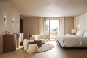 Suite ARGILE | Roupa de alta qualidade, minibar com produtos grátis, cofre no quarto 