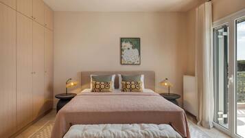 Vila família, 4 quartos, piscina particular | Roupas de cama de algodão egípcio, roupas de cama premium