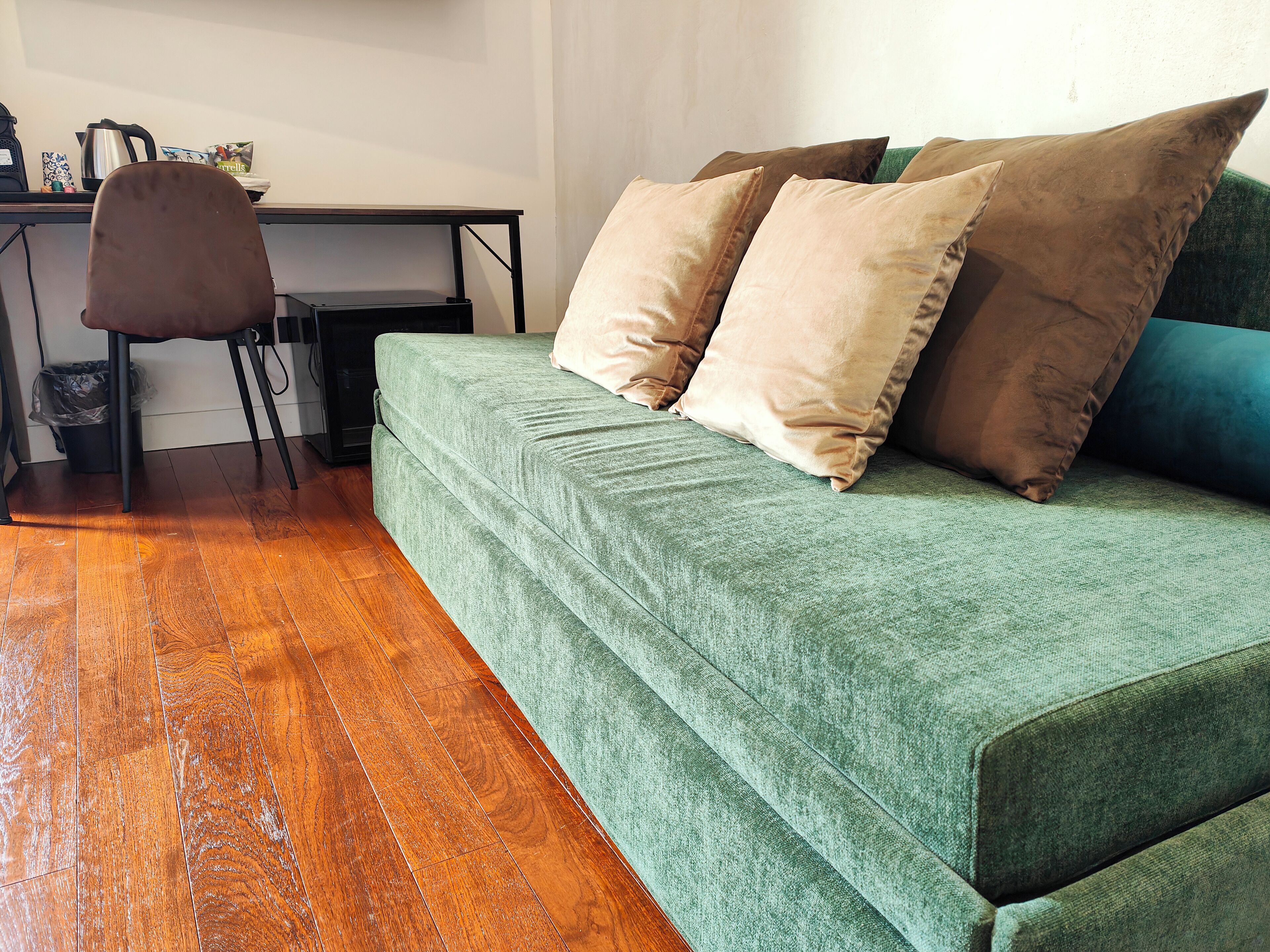 Suite Júnior, varanda, vista para o mar | Sala de estar