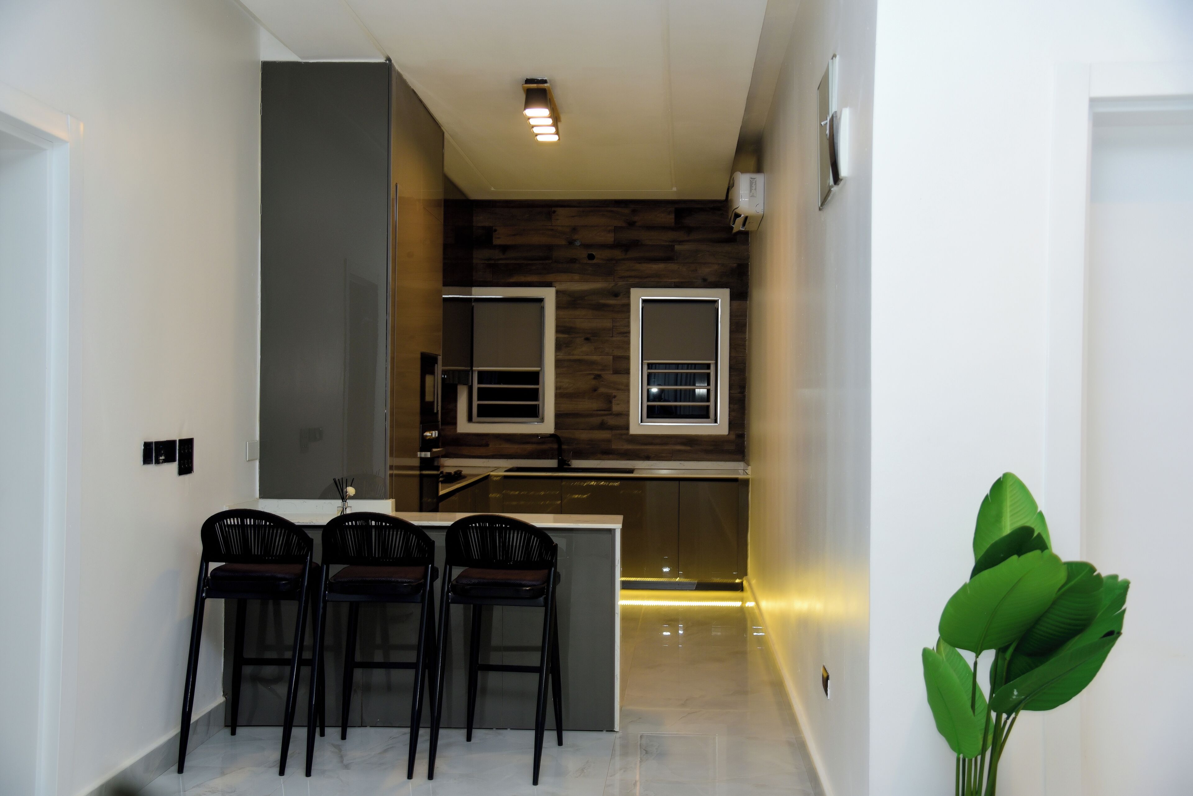 Apartamento de Luxo, vista para o campo de golfe | Cozinha privada | Um frigorífico/congelador grande, um micro-ondas, um forno 