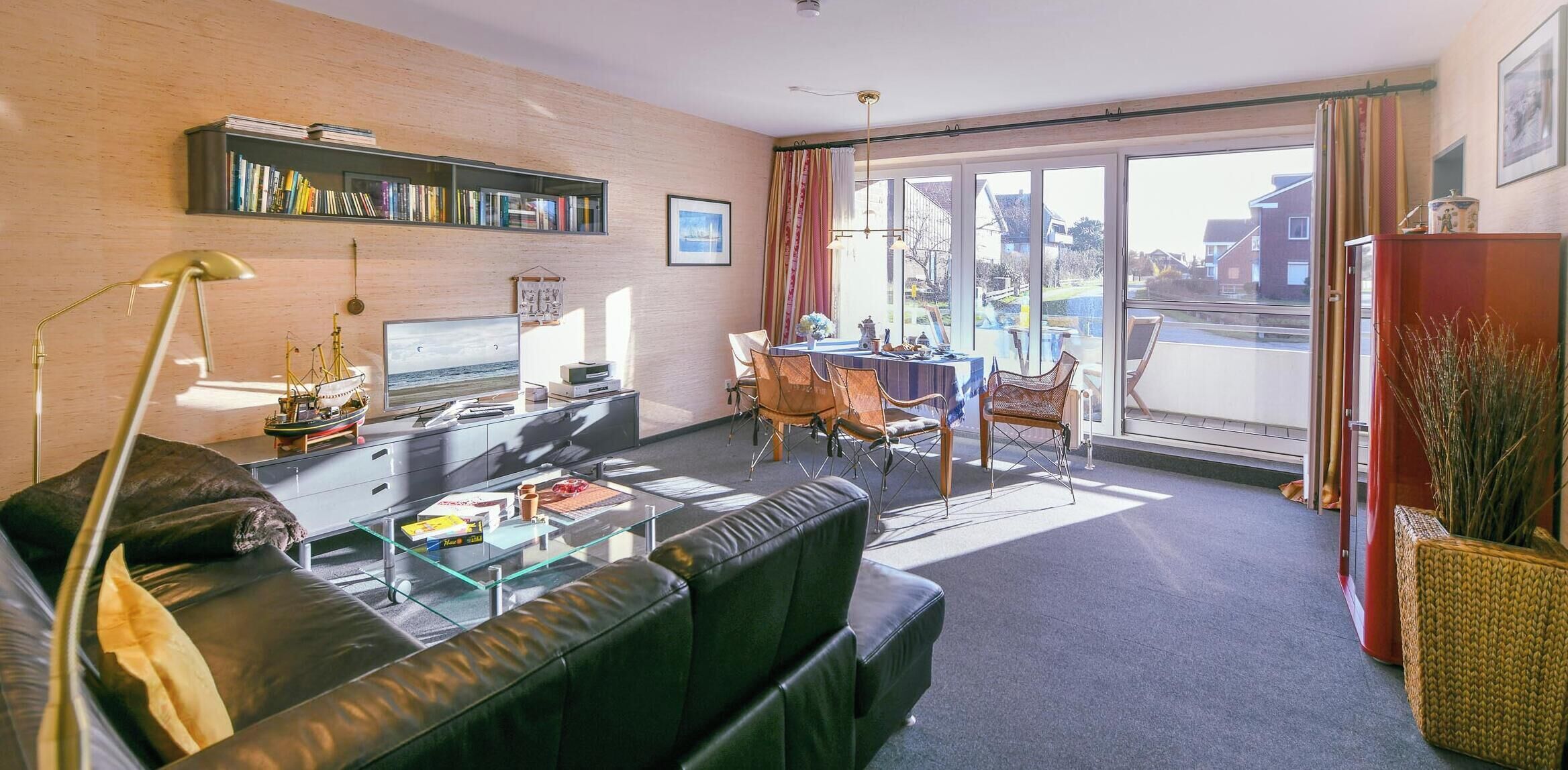 Ferienwohnung Herbst - Mit Balkon, Wlan Und Separatem Schlafzimmer - Langeoog