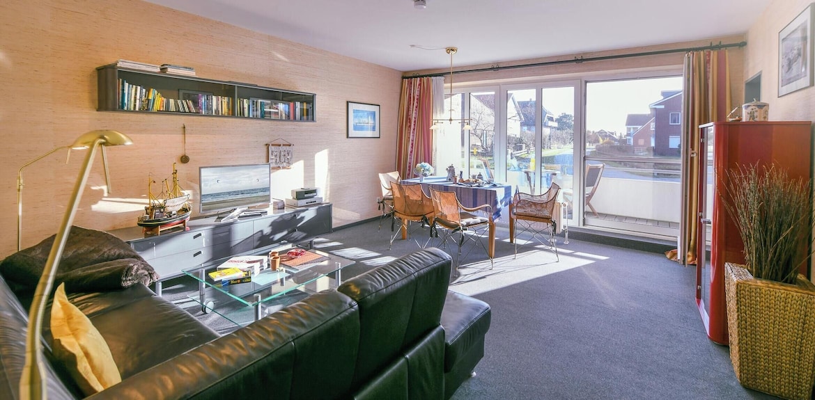 Ferienwohnung Herbst - Mit Balkon, Wlan Und Separatem Schlafzimmer - Langeoog